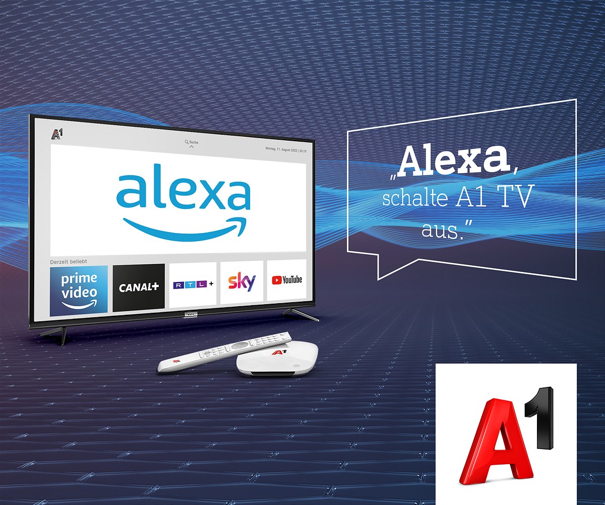 Alexa für A1 Xplore TV: A1 integriert Amazon | A1 Group Newsroom
